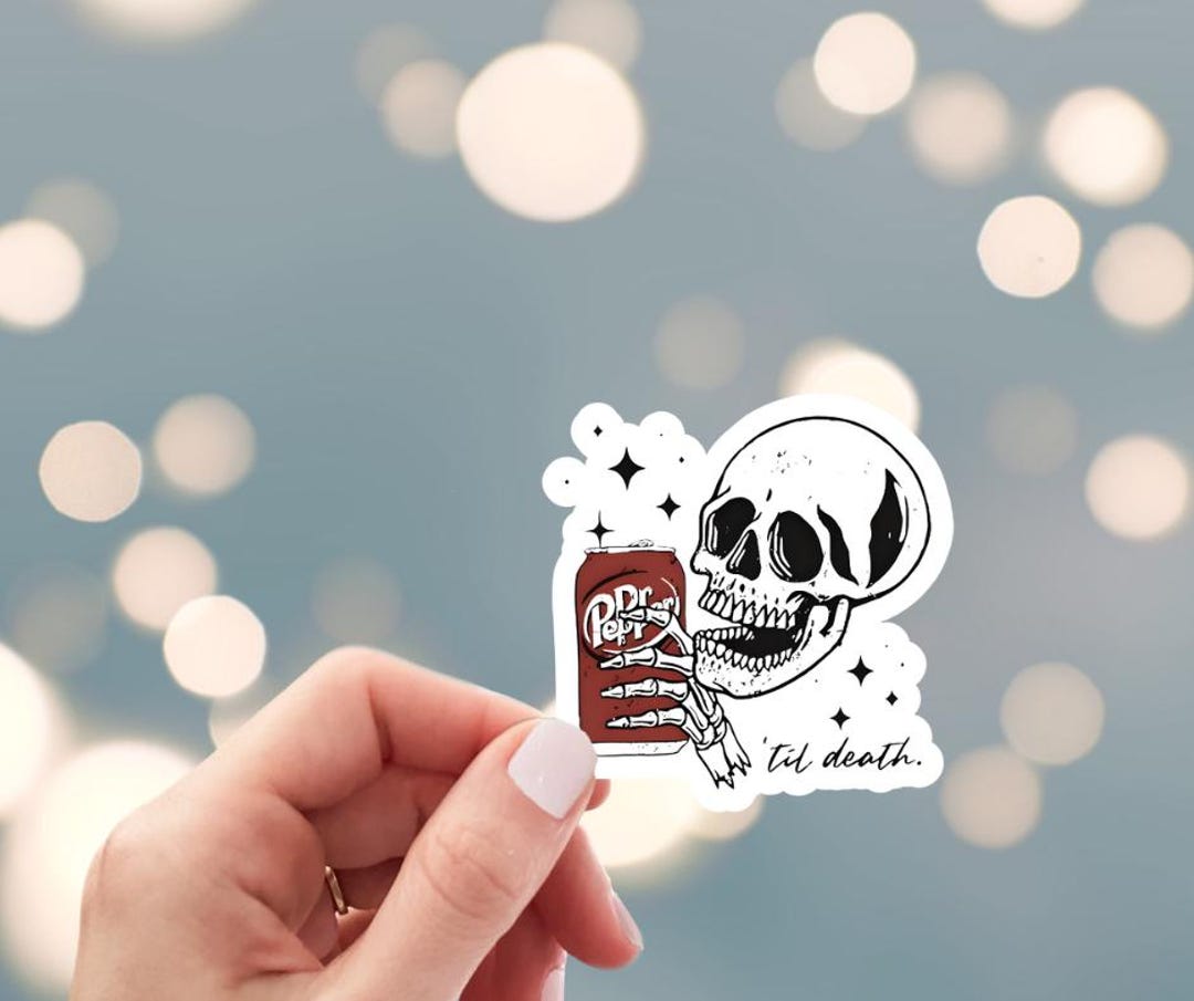 DP Til Death Sticker, 3 Sizes to Choose From, Bookish Sticker, Kindle ...