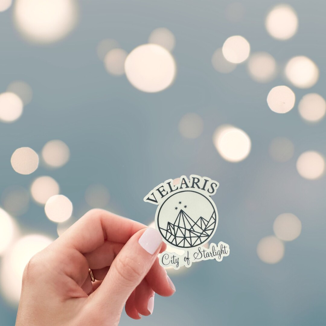 City of Starlight Sticker, 3 Sizes to Choose From, Bookish Sticker ...