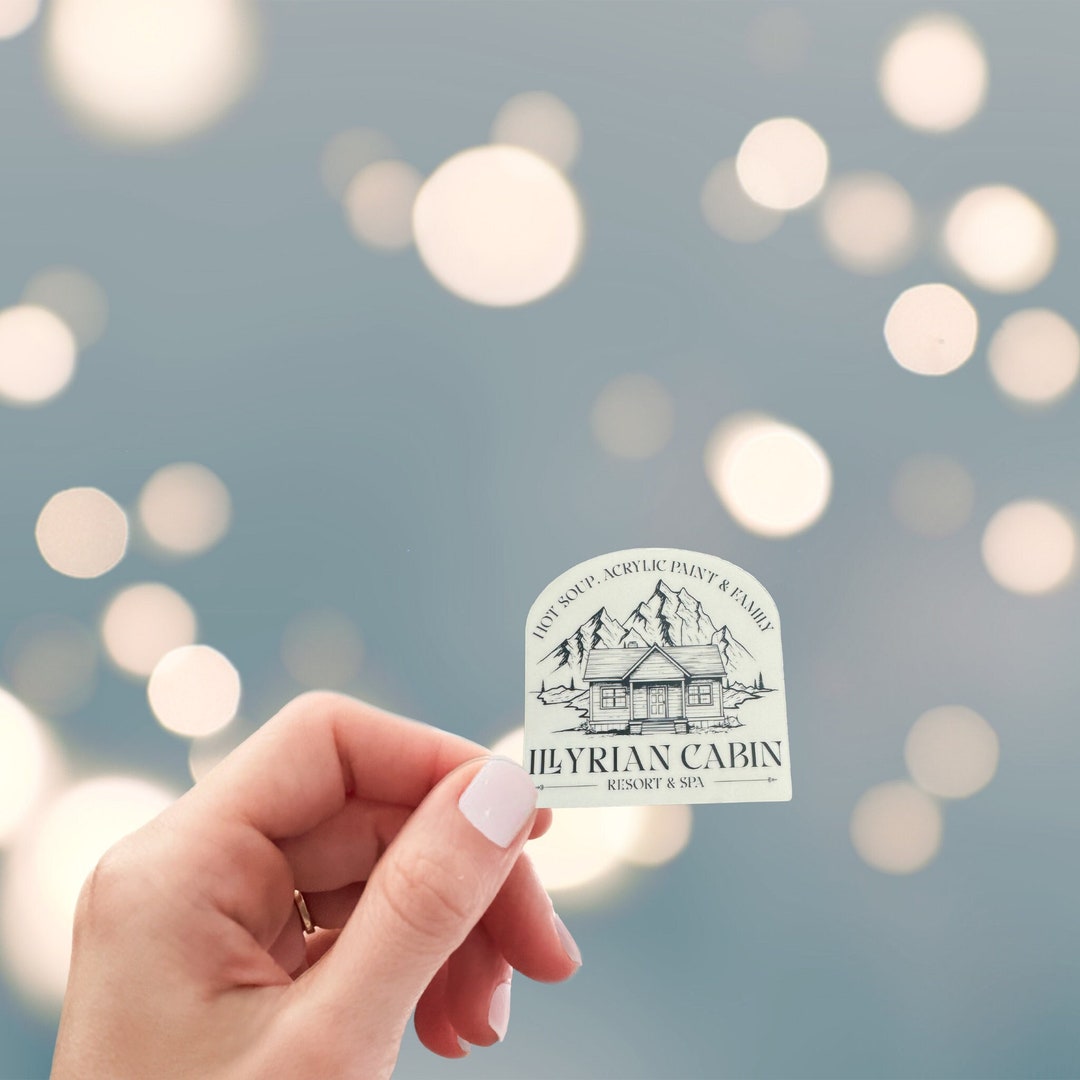 Illyrian Cabin Sticker, 3 Sizes to Choose From, Bookish Sticker, Kindle ...