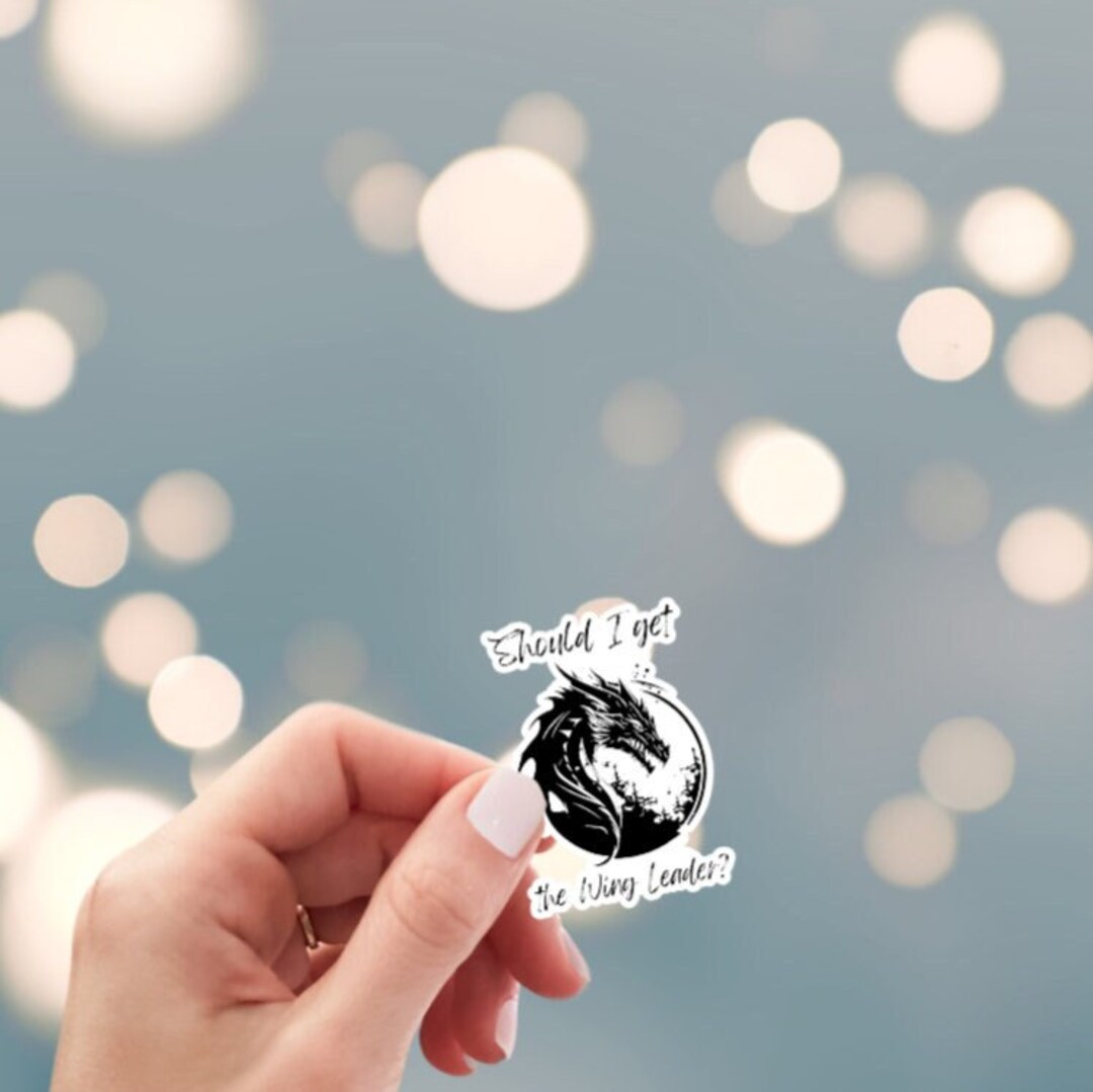 Should I Get the Wingleader Sticker, 3 Sizes to Choose From, Bookish ...