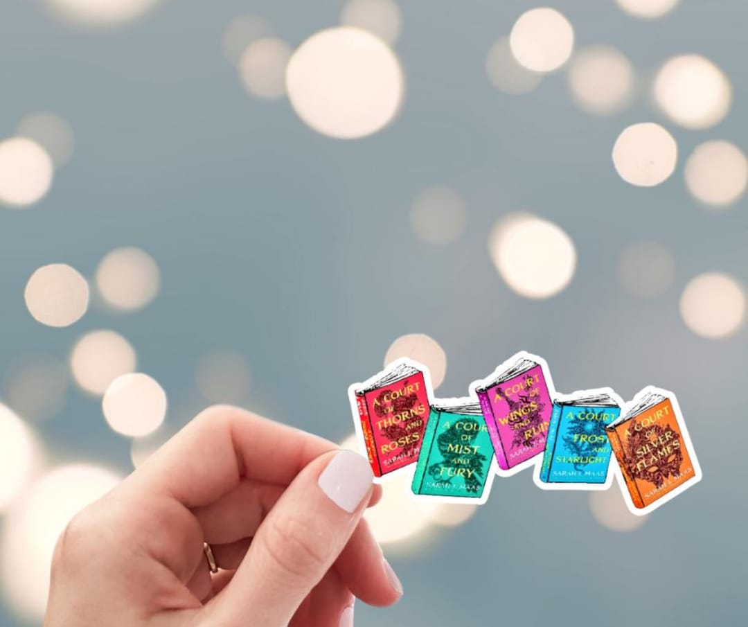 ACOTAR Books Sticker, 3 Sizes to Choose From, Bookish Sticker, Kindle ...