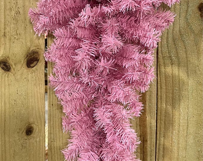 32” Pink Teardrop Swag Form, Wreath Base, Valentines, Wreath Making ...