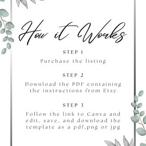 Floral Wedding Cake Invitation Template: Elegant Script (digital ...