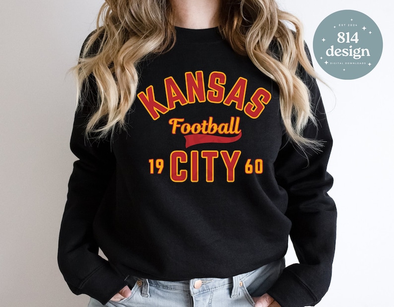 Kansas City Football Varsity Vintage PNG, Kelce Jpg, KC Retro 1960 Jpeg ...