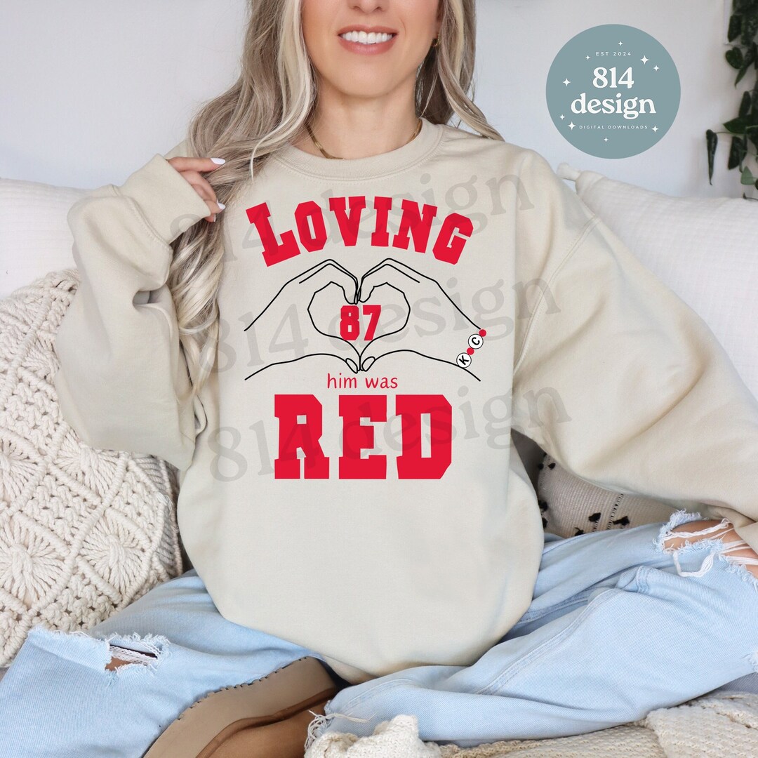 Loving Him Was Red, 87 Heart Hands PNG, Kelce Jpg, Kansas City Football ...
