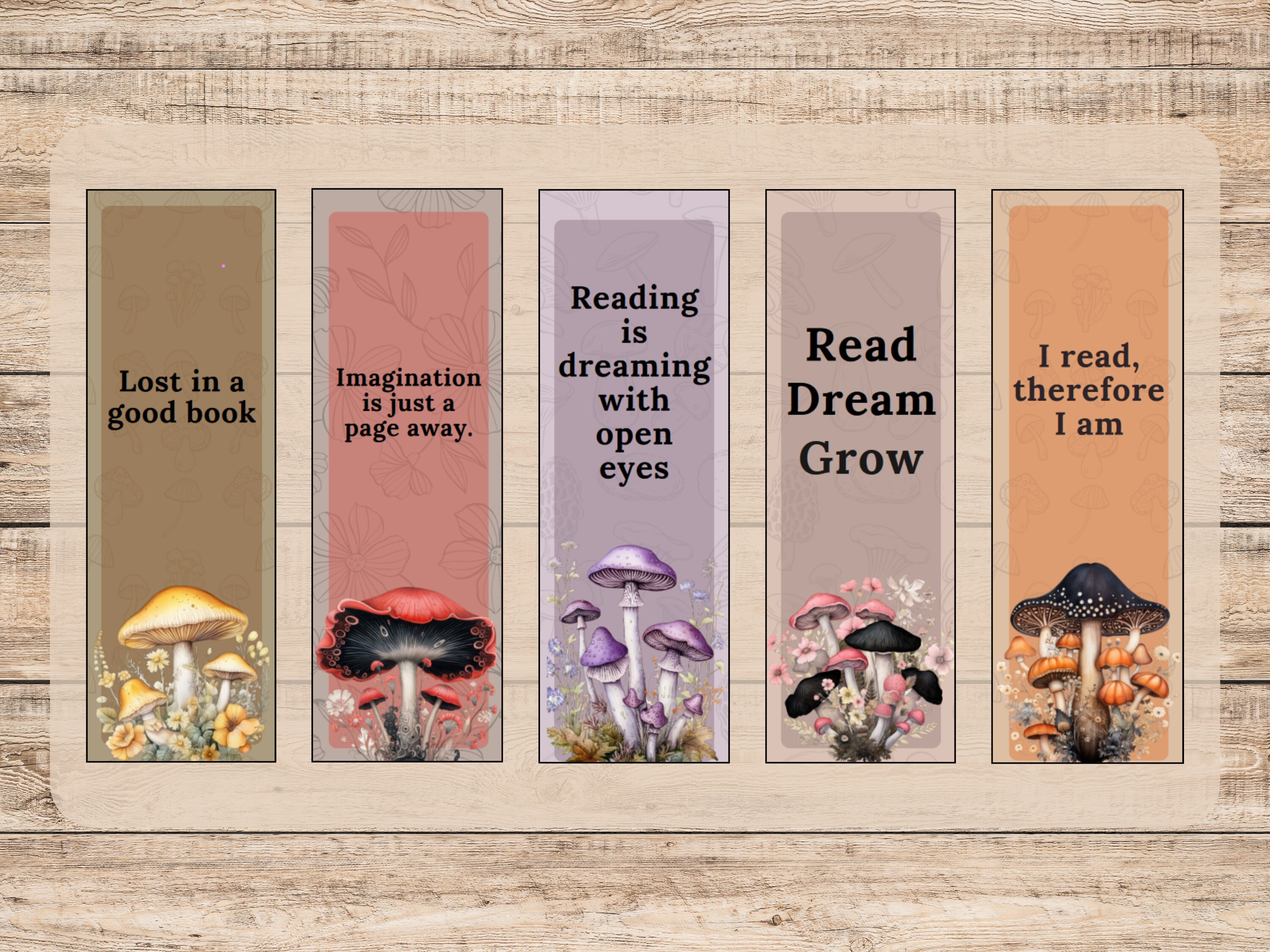 Printable Bookmark Gift for Book Lovers Bookmarks With Quotes Bookmarks ...