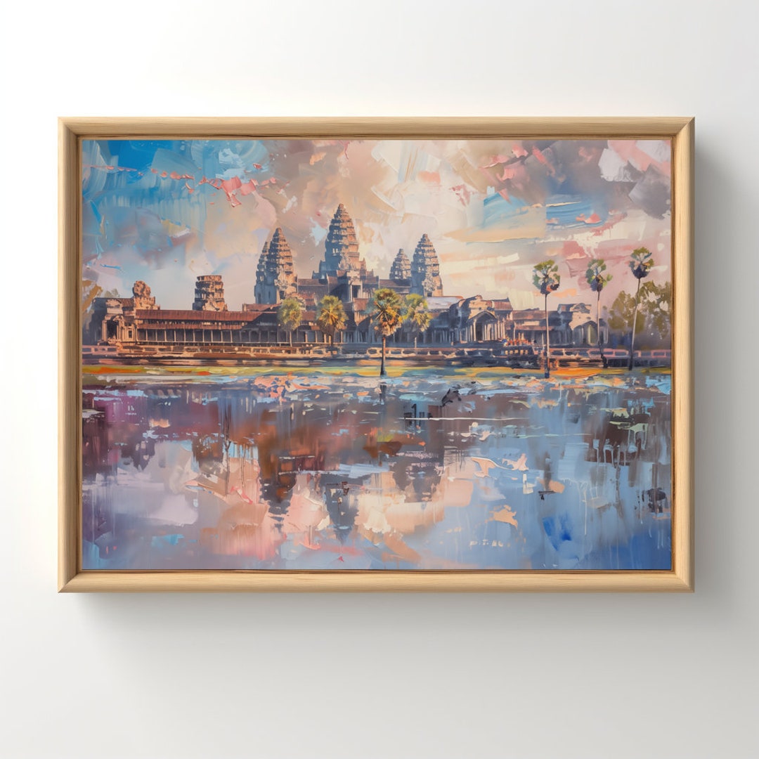 Angkor Wat Printable Art Work | Travel Art Print | Digital Download ...