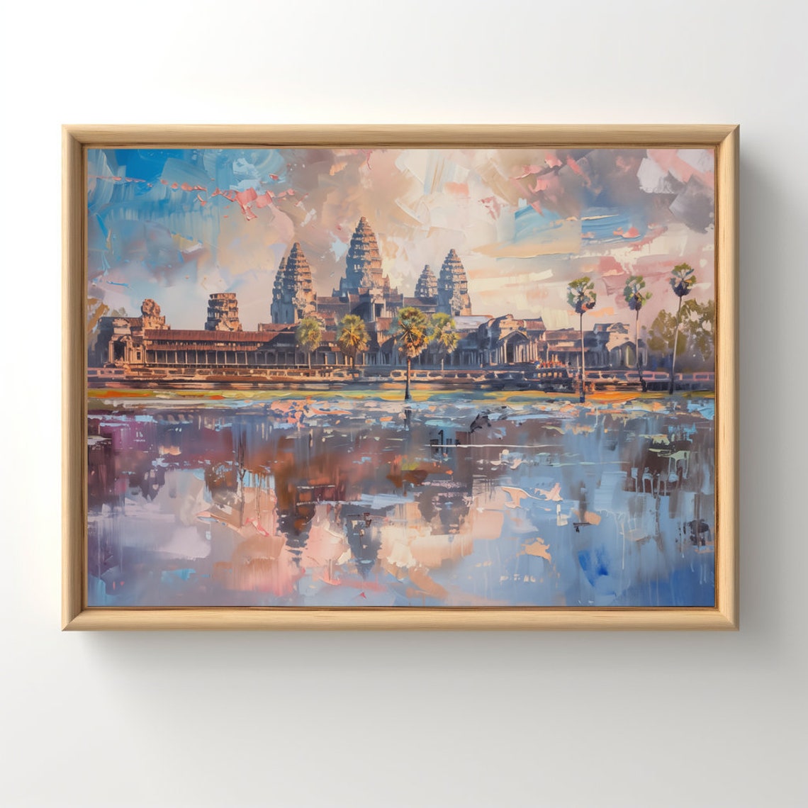 Angkor Wat Printable Art Work | Travel Art Print | Digital Download ...