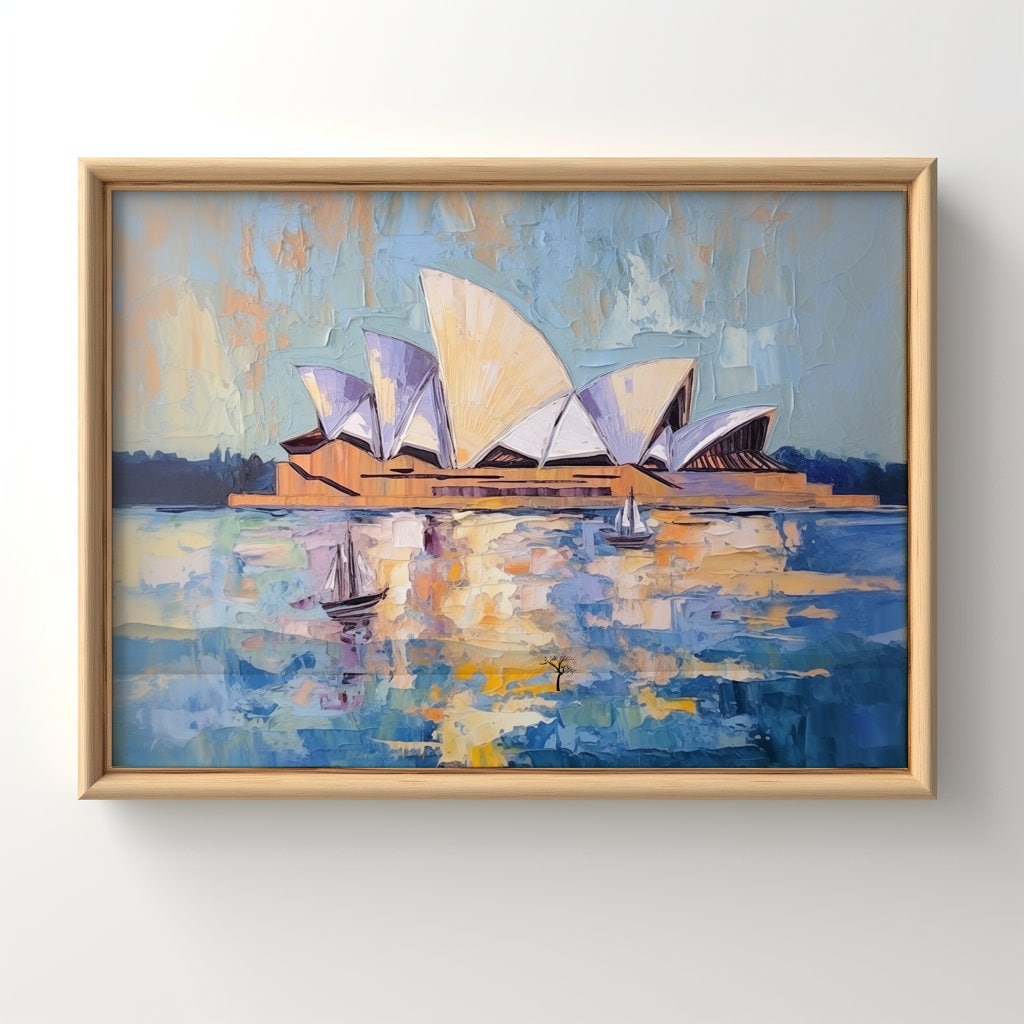 Printable Sydney Opera House Wall Art Travel Art Print Digital Download ...