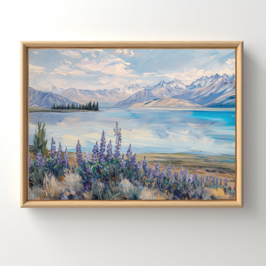 Lake Tekapo Printable Wall Art | Travel Art Print | Digital Download ...