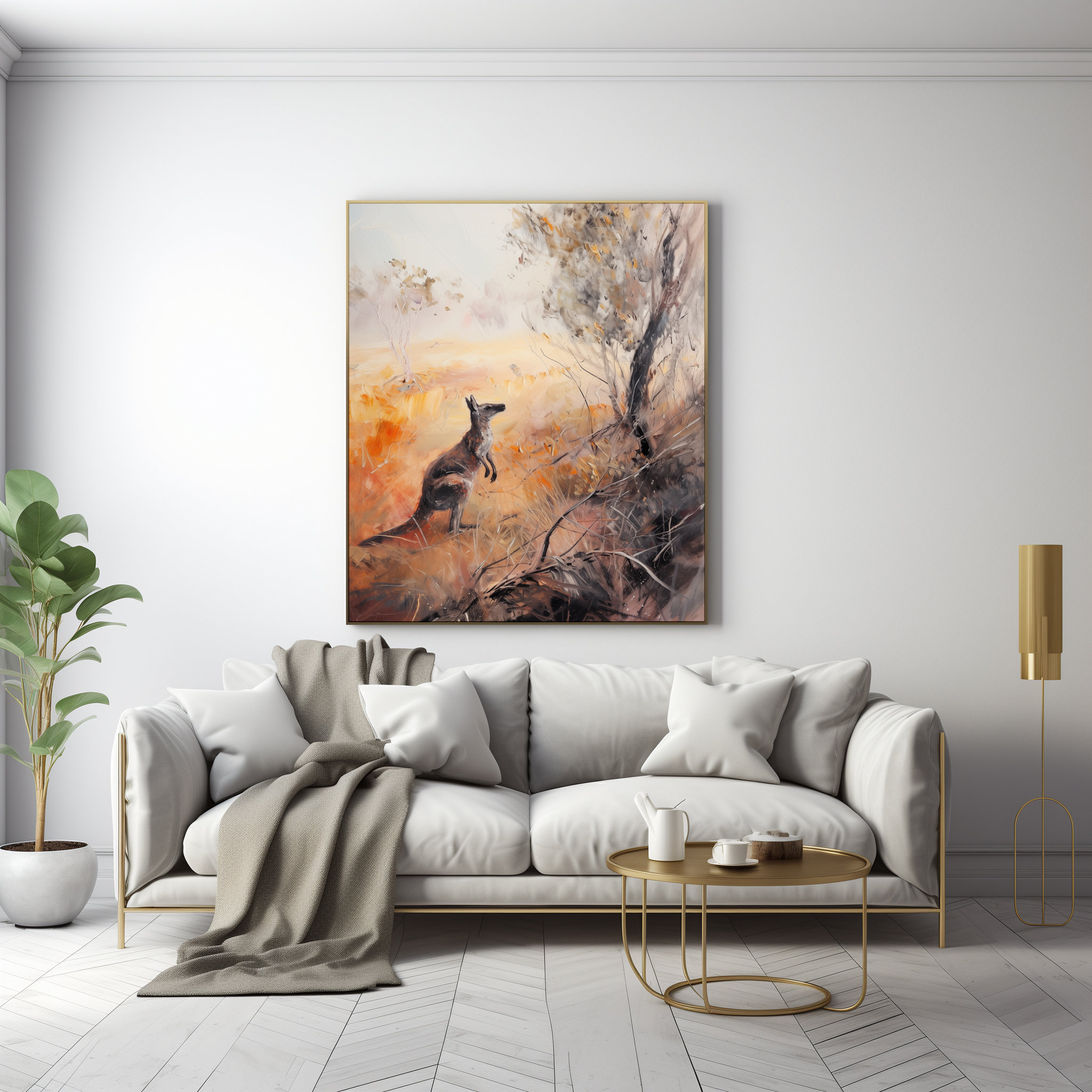 Printable Outback Kangaroo Wall Art | Travel Art Print | Digital ...