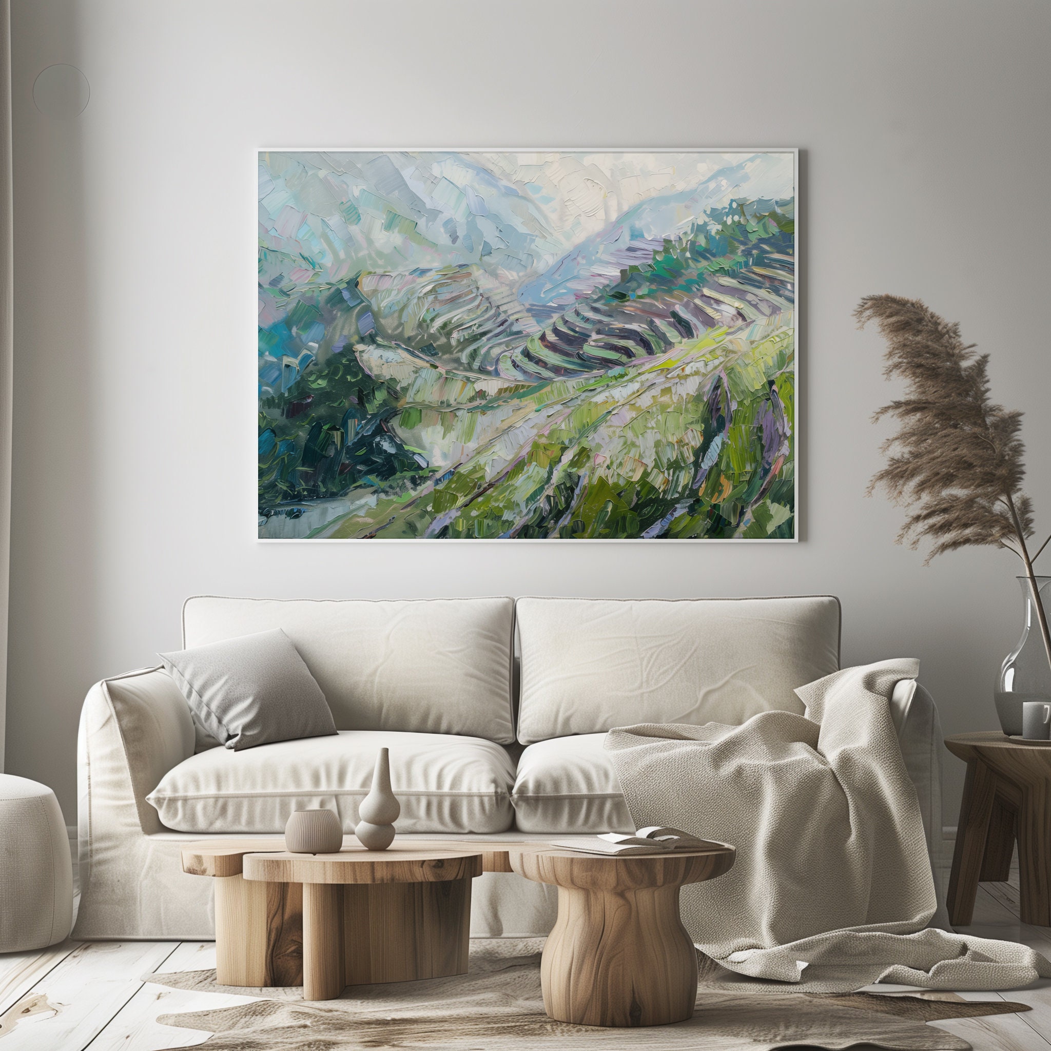 Tegallalang Rice Terraces Printable Artwork | Travel Art Print ...