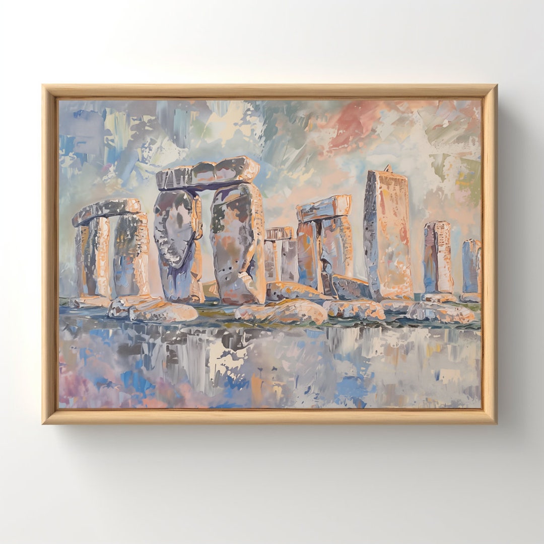 Stonehenge Printable Artwork | Travel Art Print | Digital Download ...