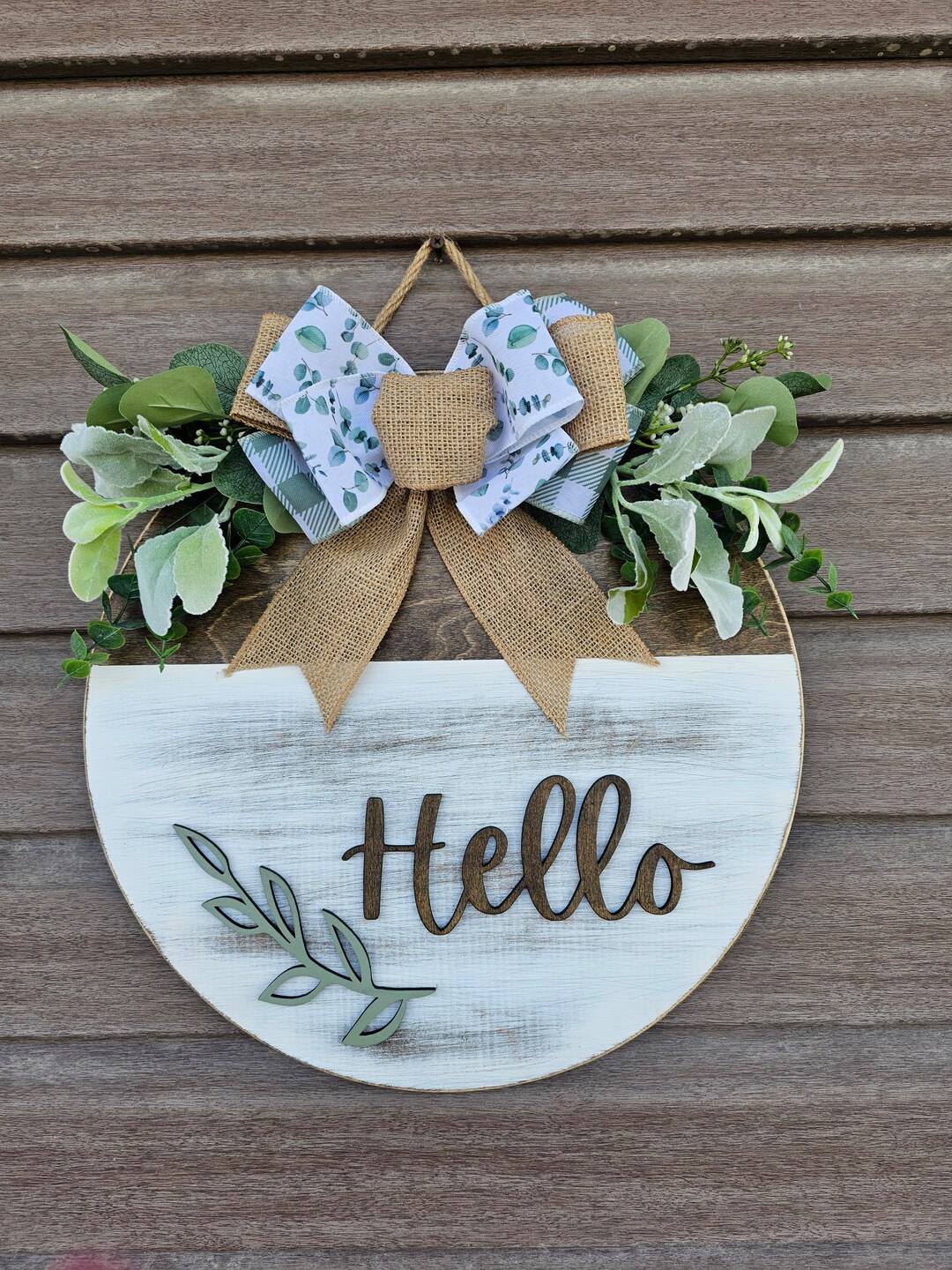 Hello Door Sign, Door Sign, Craft Sign, Door Hanger, Porch Sign, 3D ...