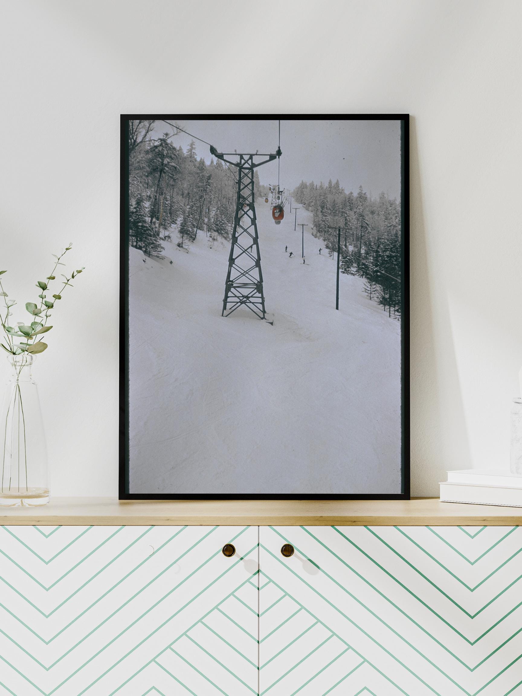 Vintage Ski Prints Set: Retro Ski Lodge Decor (digital Download) - Etsy