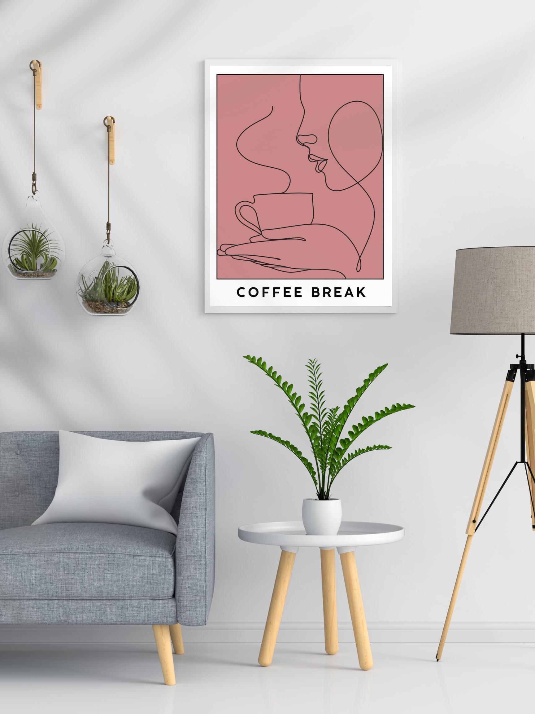 Coffee Break Poster 5 Color Options Coffee Break Print Set Coffee Lover ...