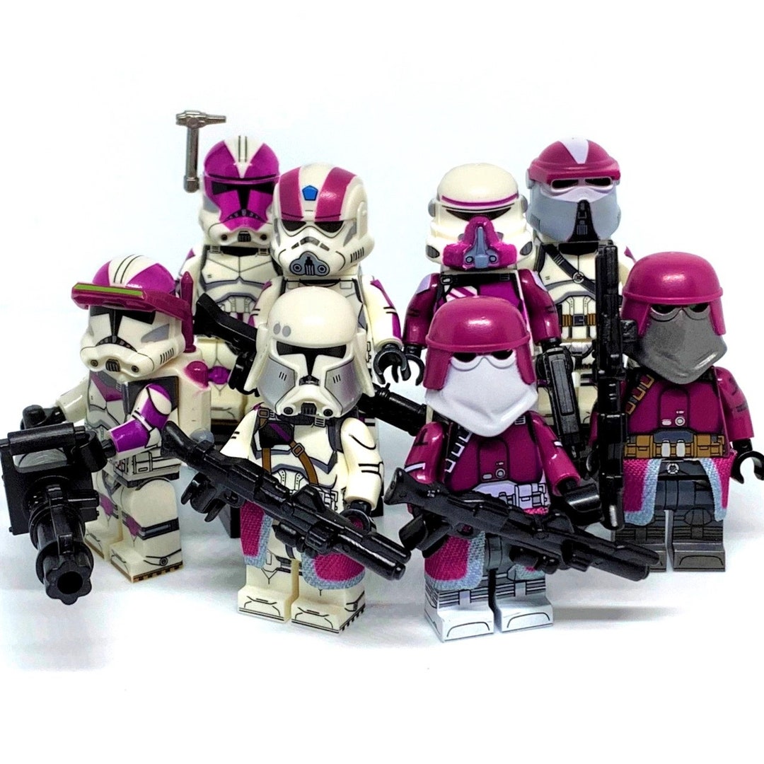 21st Nova Corps Custom Minifigures Star Wars Purple Clone Wars Troopers ...