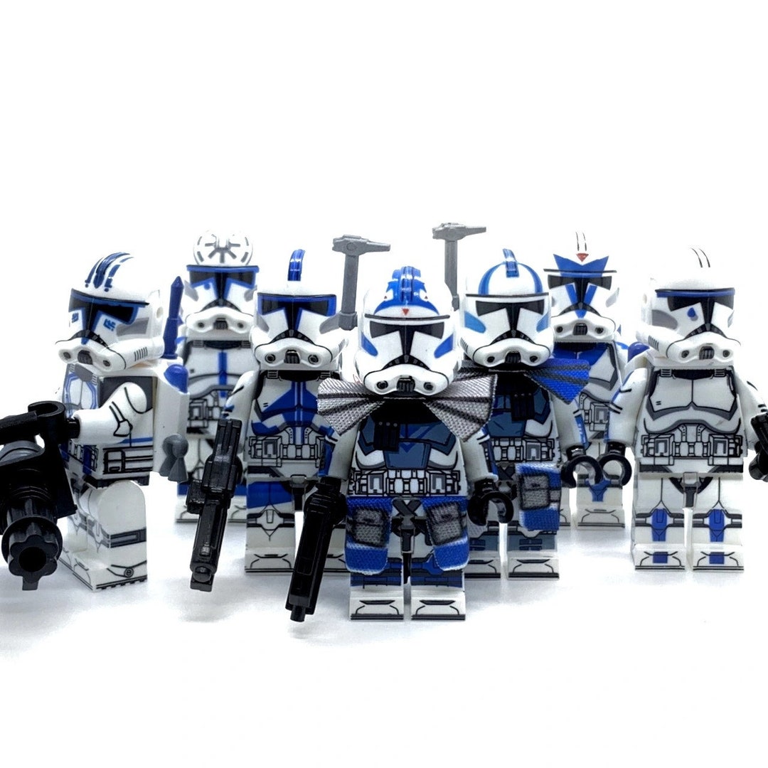 501st Arc Troopers Custom Minifigures Star Wars Blue Clone Wars ...