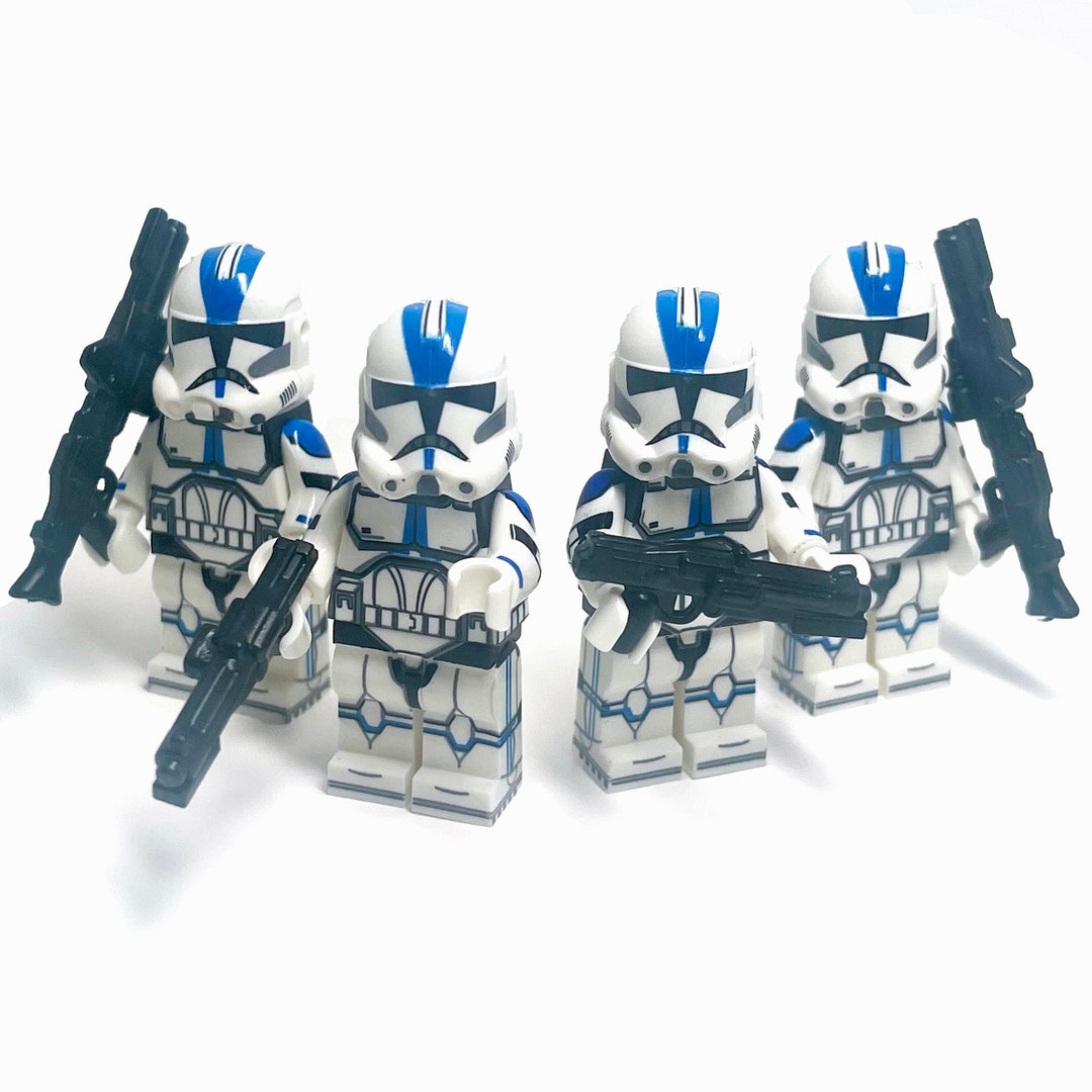 501st Legion Custom Minifigures Elite Clone Troopers Republic Blue ...