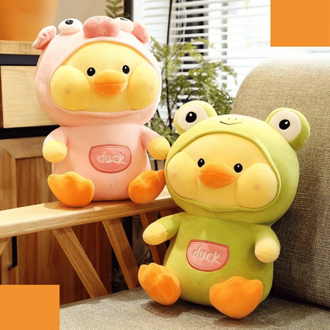 Cosplay Duck Teddy Bear With Dumpling Cheeks - Etsy