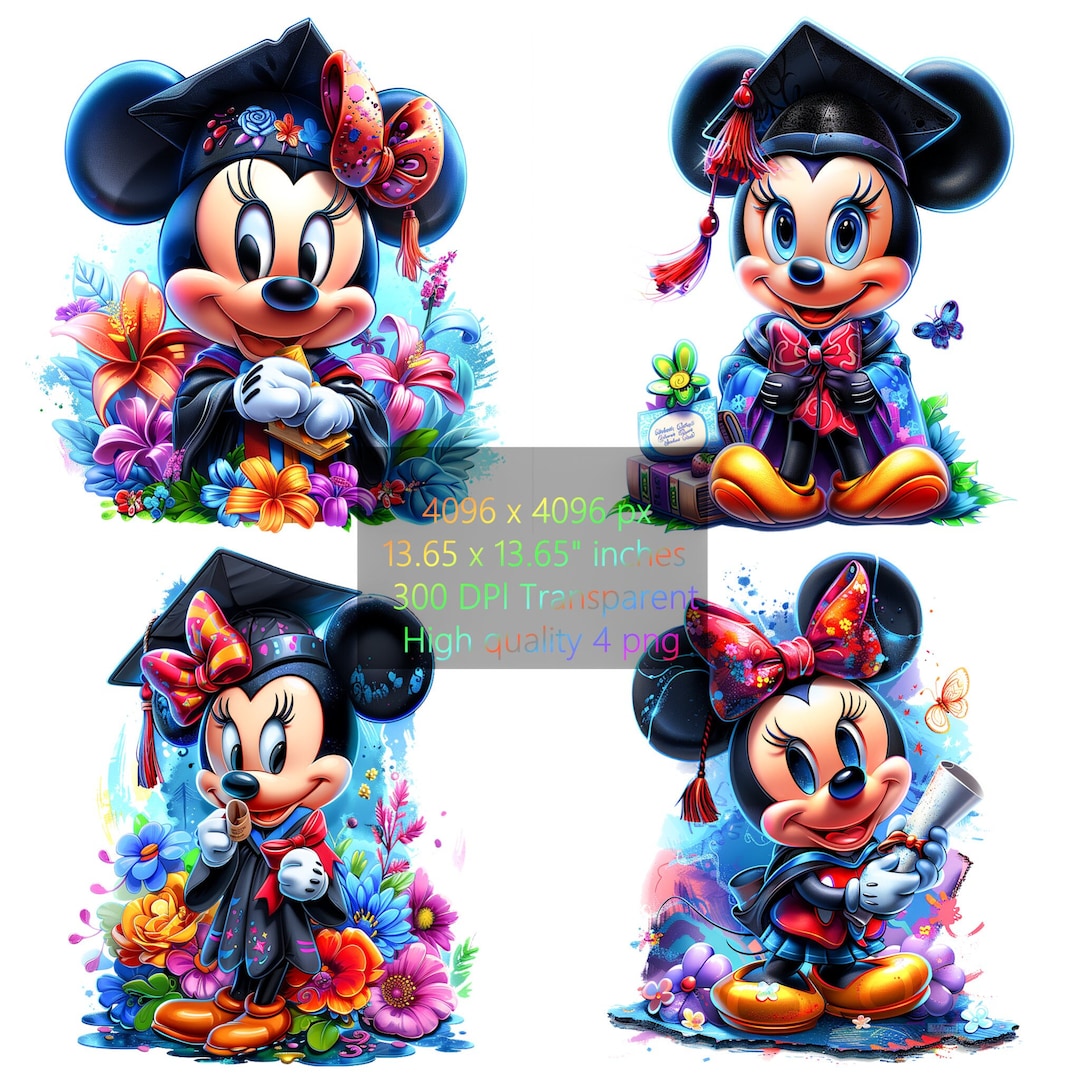 Minnie Graduation Png,class of 2024 Png,senior Png,graduation Png ...