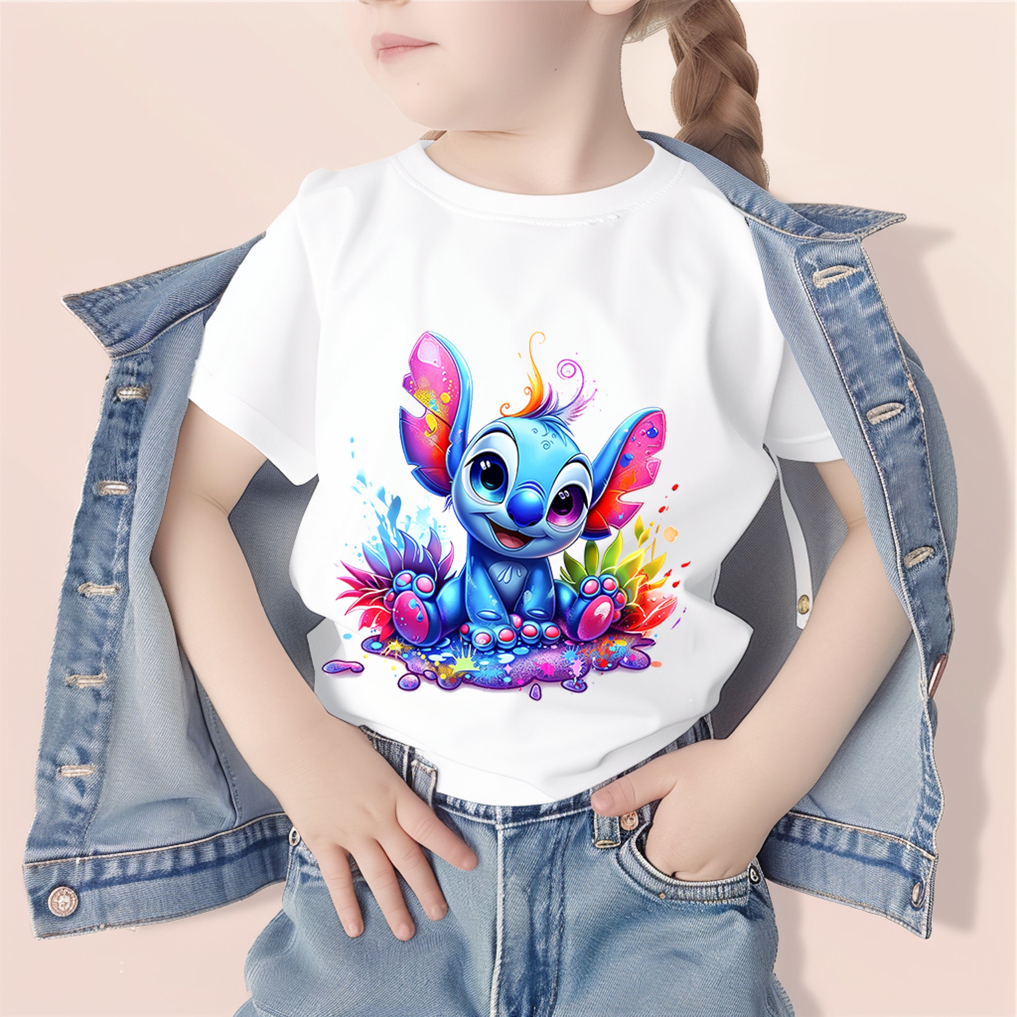 Stitch Png,stitch Tumbler Wrap,stitch T-shirt Png,stitch 3D Watercolor ...