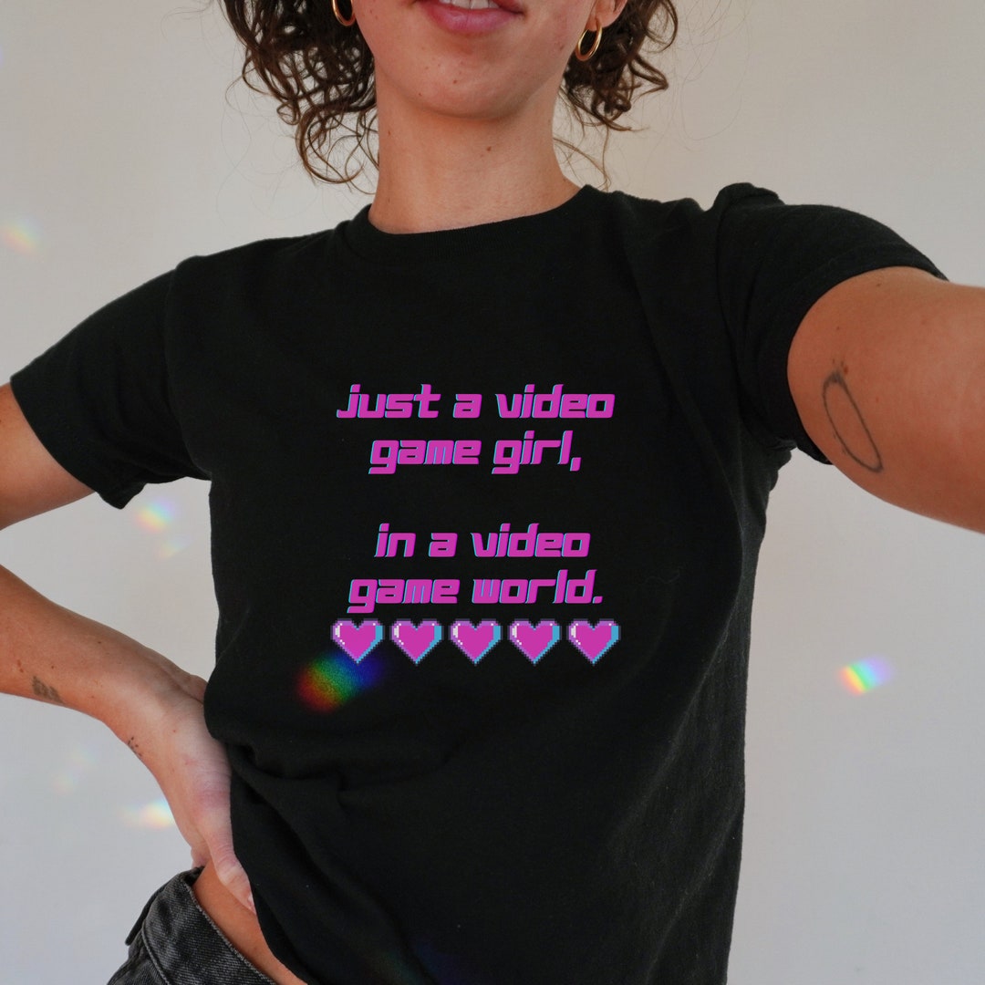 Gamer Girl Shirt Gaming Gift Fun Esports Girl Fashion Video Game Japan ...