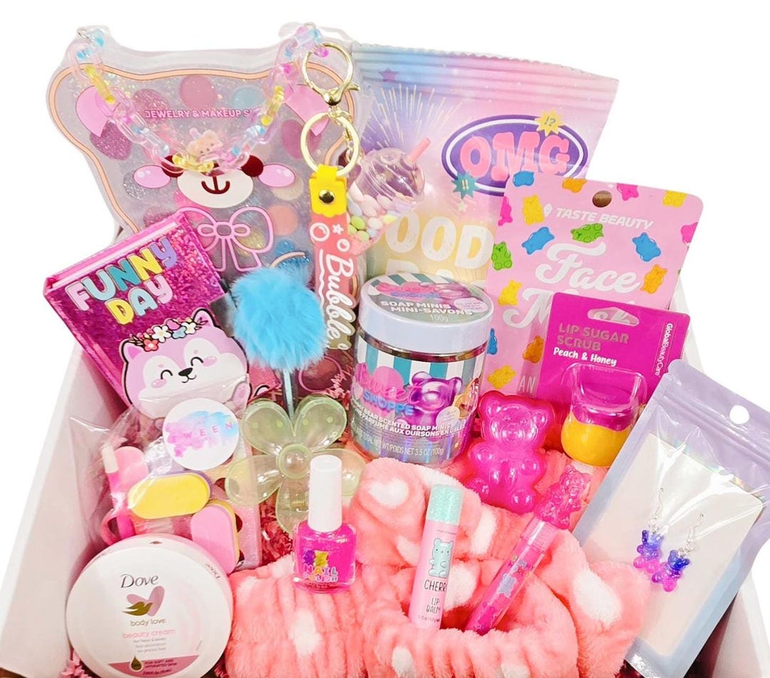 52 Piece Spa Package, Gummy Bear Make up Set, Tween Gift, Teen Gift ...
