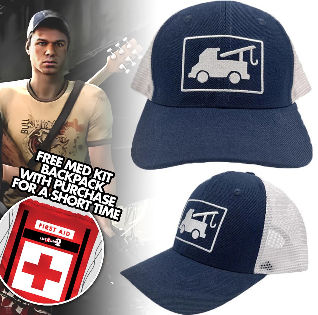 Left 4 Dead 2 Ellis Hat Cosplay Trucker Cap Tow Truck Logo L4D2 - Etsy