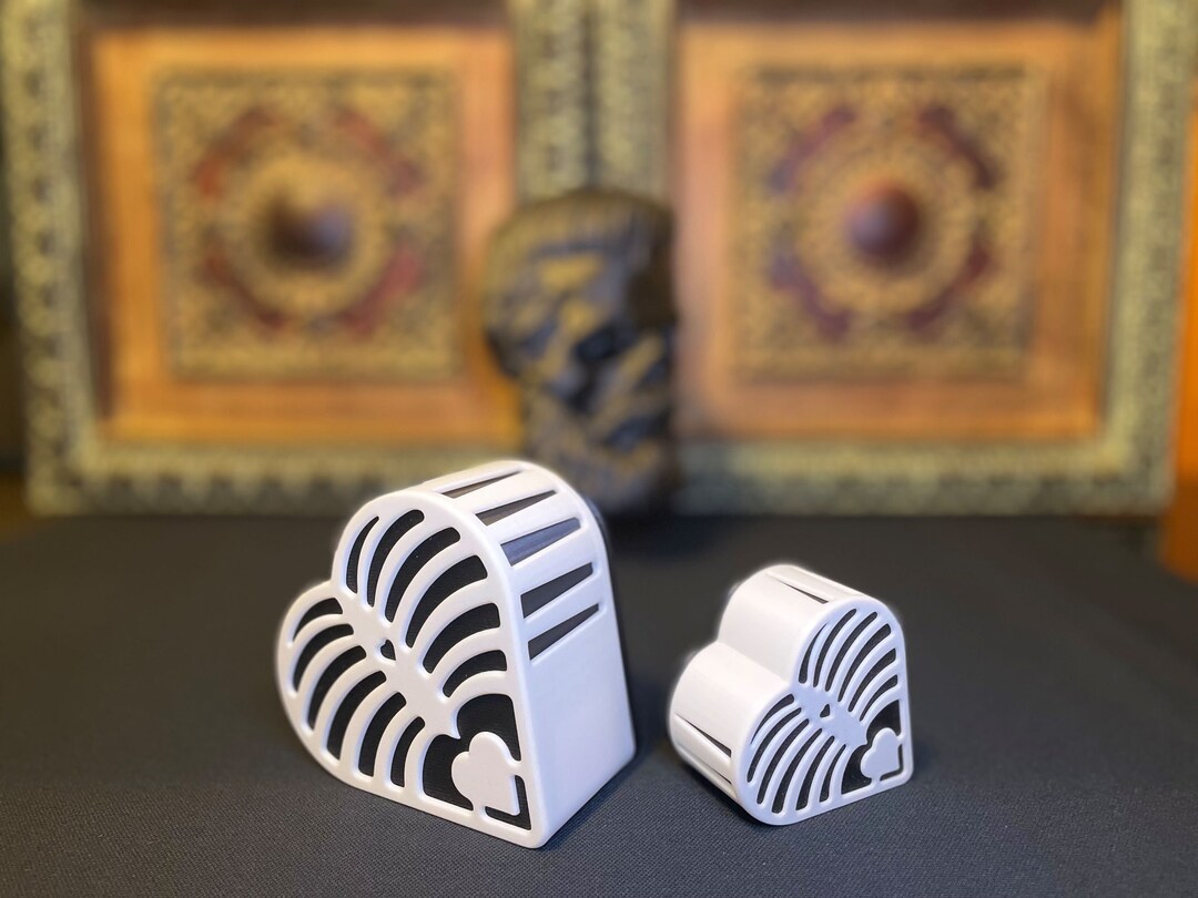 Heart Box With Skeleton Heart-shaped Gift Box Gothic - Etsy