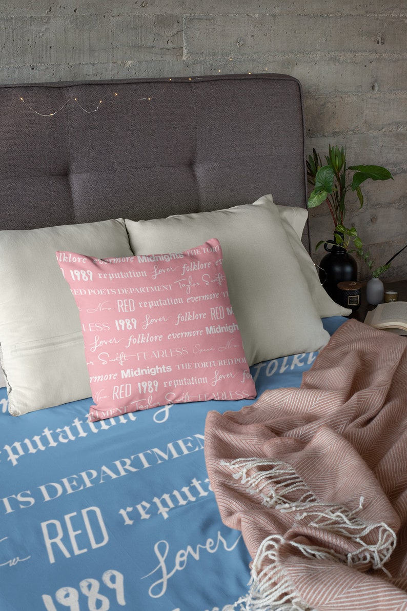 Taylor Swift Blanket With All 11 Albums taylor's Versions 1989 BLUE ...