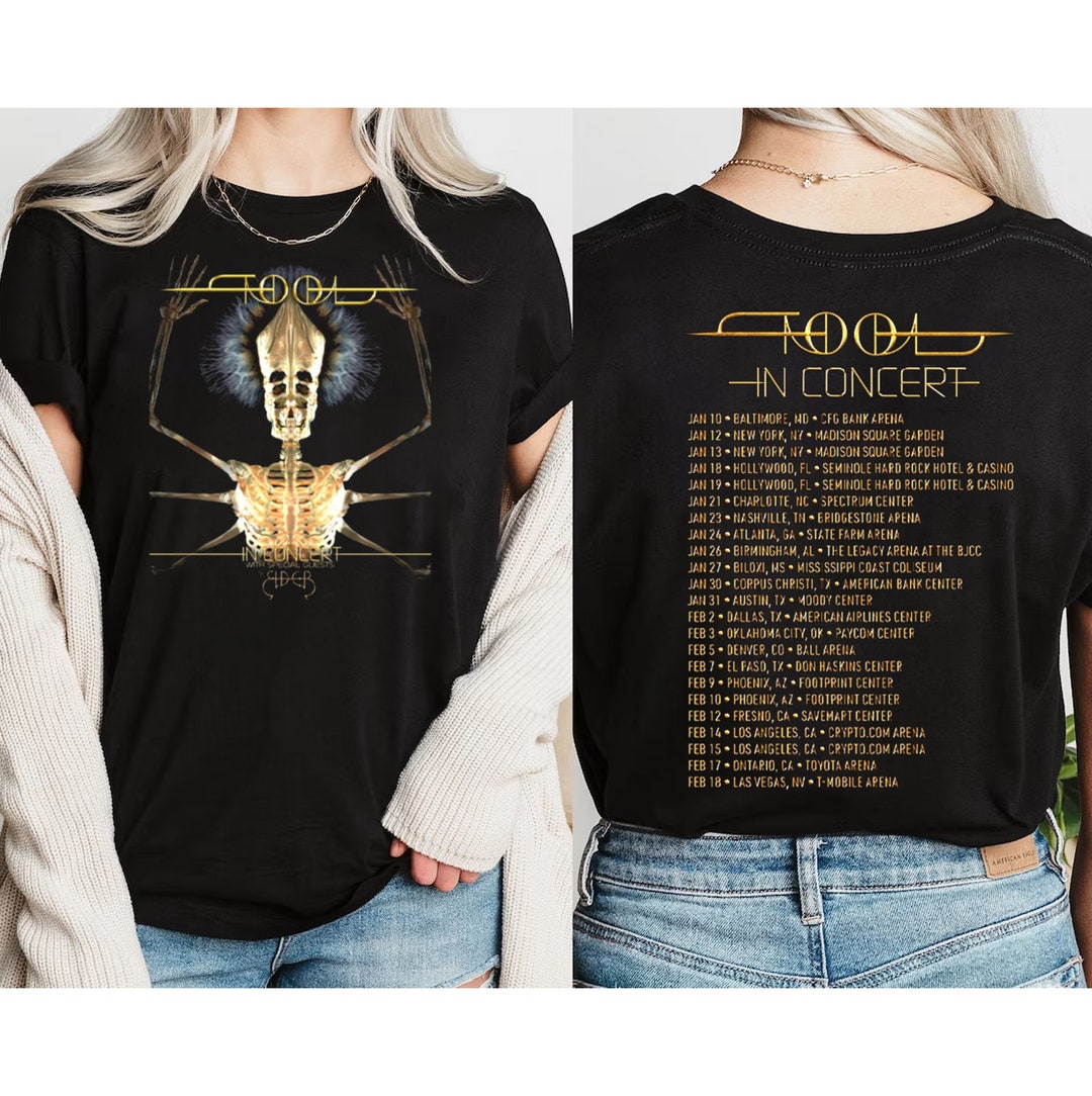 Tool North American 2024 Tour Shirt, Tool Band Shirt, Tool Fan Shirt ...