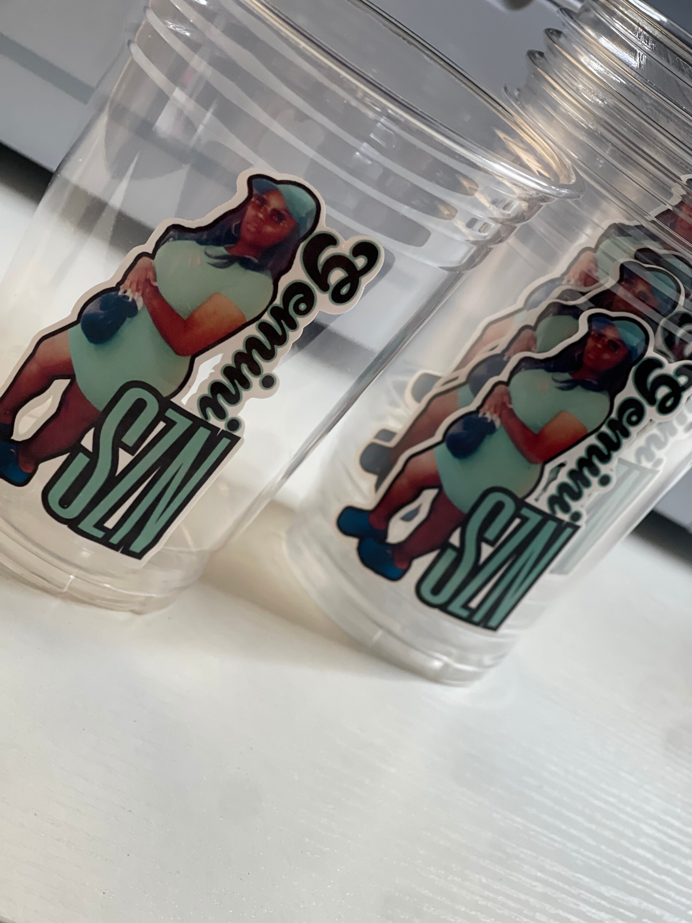 Custom Cups Plastic Cups Custom Clear Cups Party Favors Birthday Party ...