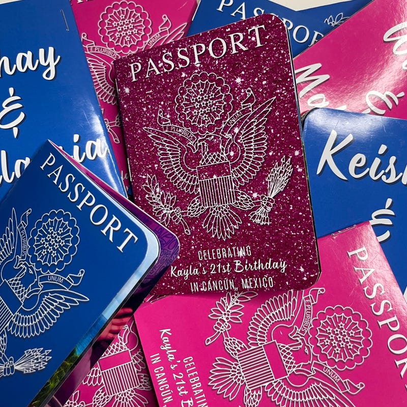 Passport Booklets - Etsy