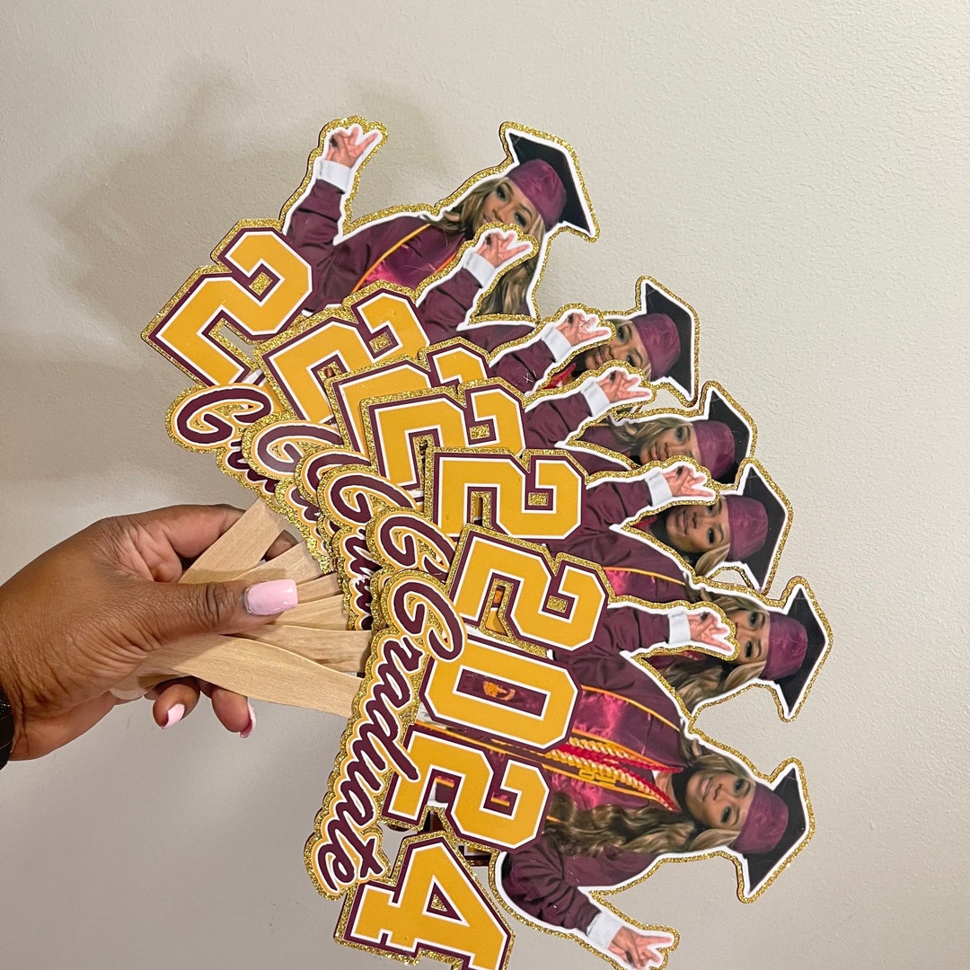 Custom Grad Fan | Graduation Favors | Custom Graduation Fans | Grad Fan ...