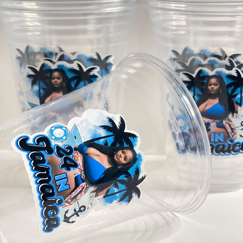 Personalized Plastic Cups - Etsy