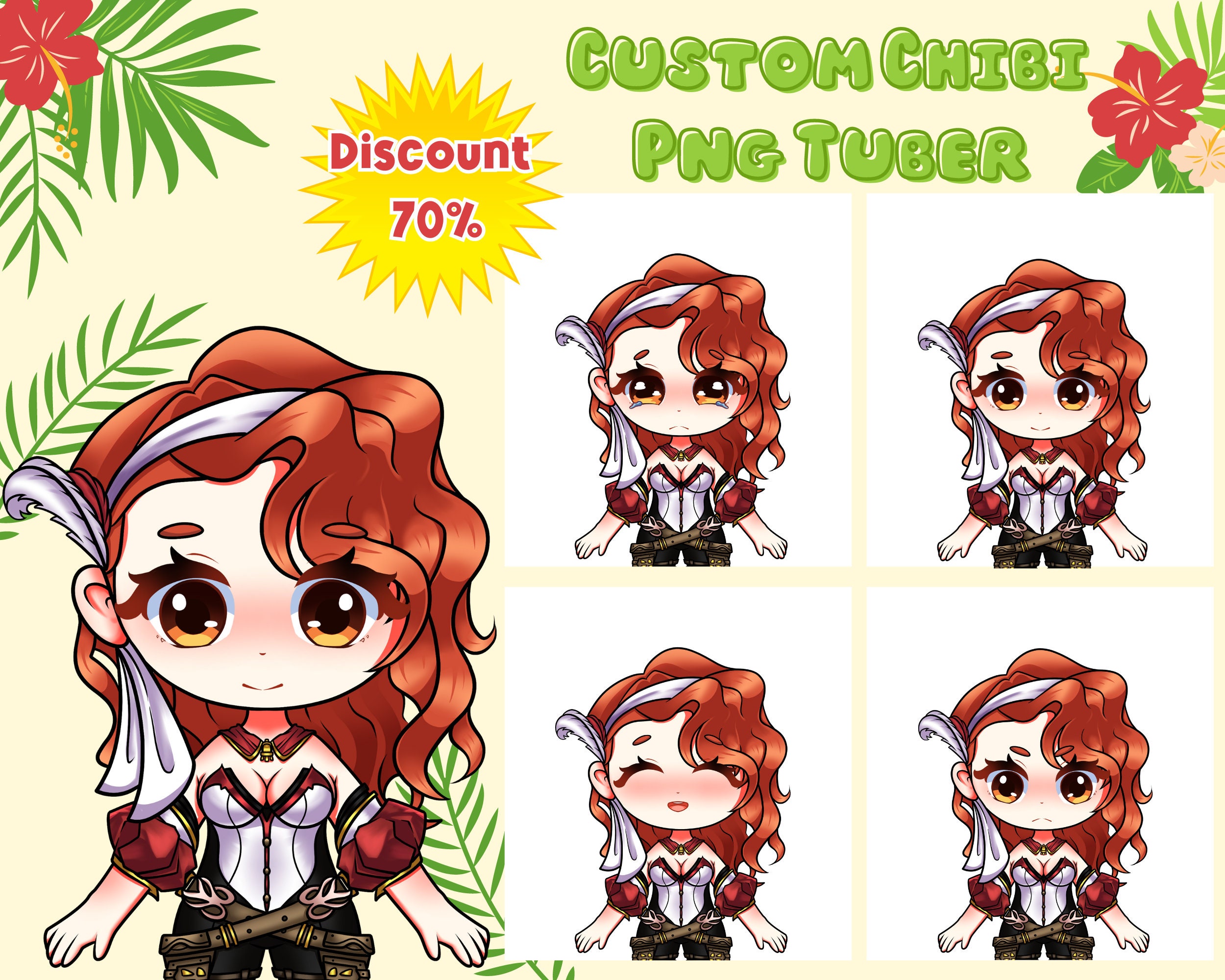 Custom PNG Chibi Character Chibi Cartoon Chibi Fanart Chibi Original ...