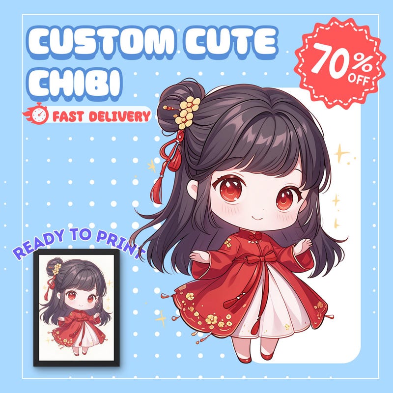 Cute Chibi - Etsy
