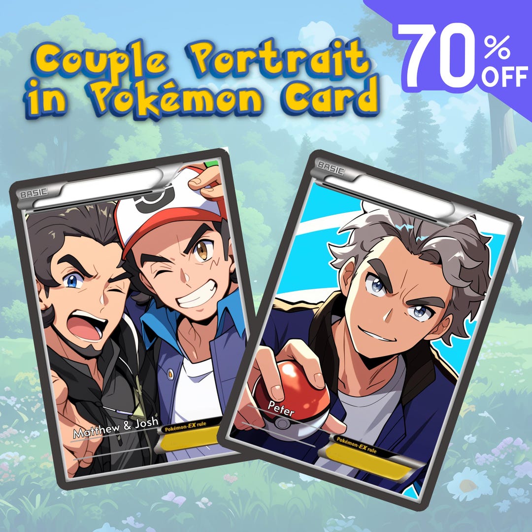 Custom Pokémon Trainer Card, Pokémon Valentine's Day Gift, Pokémon Card ...