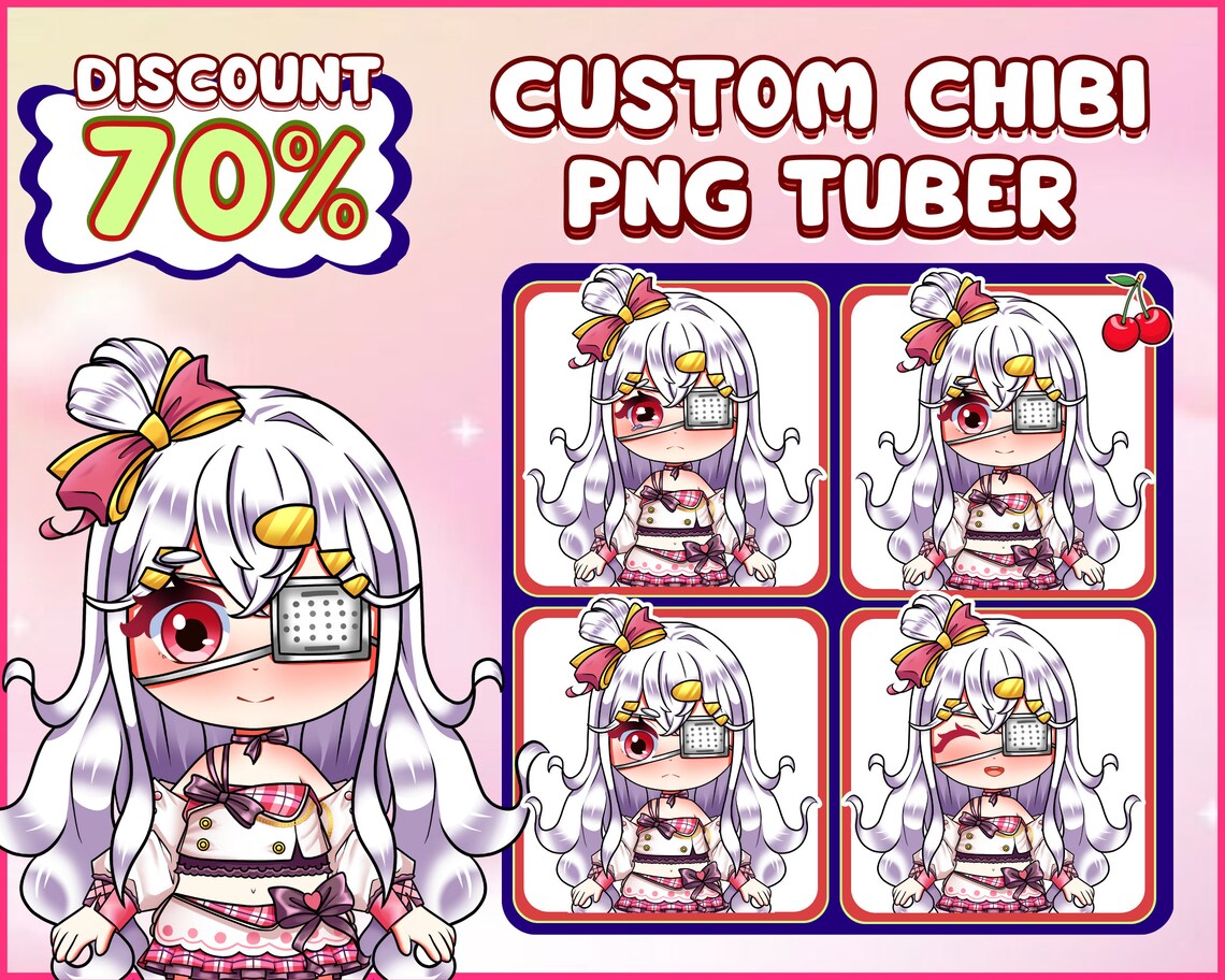Anime PNG Tuber Chibi PNG Tuber PNG Tuber Live 2D Cute Png Tuber - Etsy