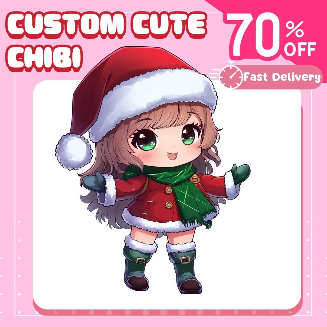 Custom Chibi Character, Chibi Commission, Chibi Anime Style, Cute Chibi ...