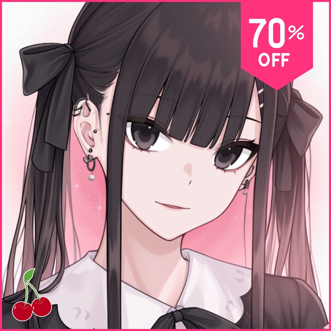 Custom Anime PFP, Profile Icon, Profile Picture, Vtuber Pfp, Pfp ...