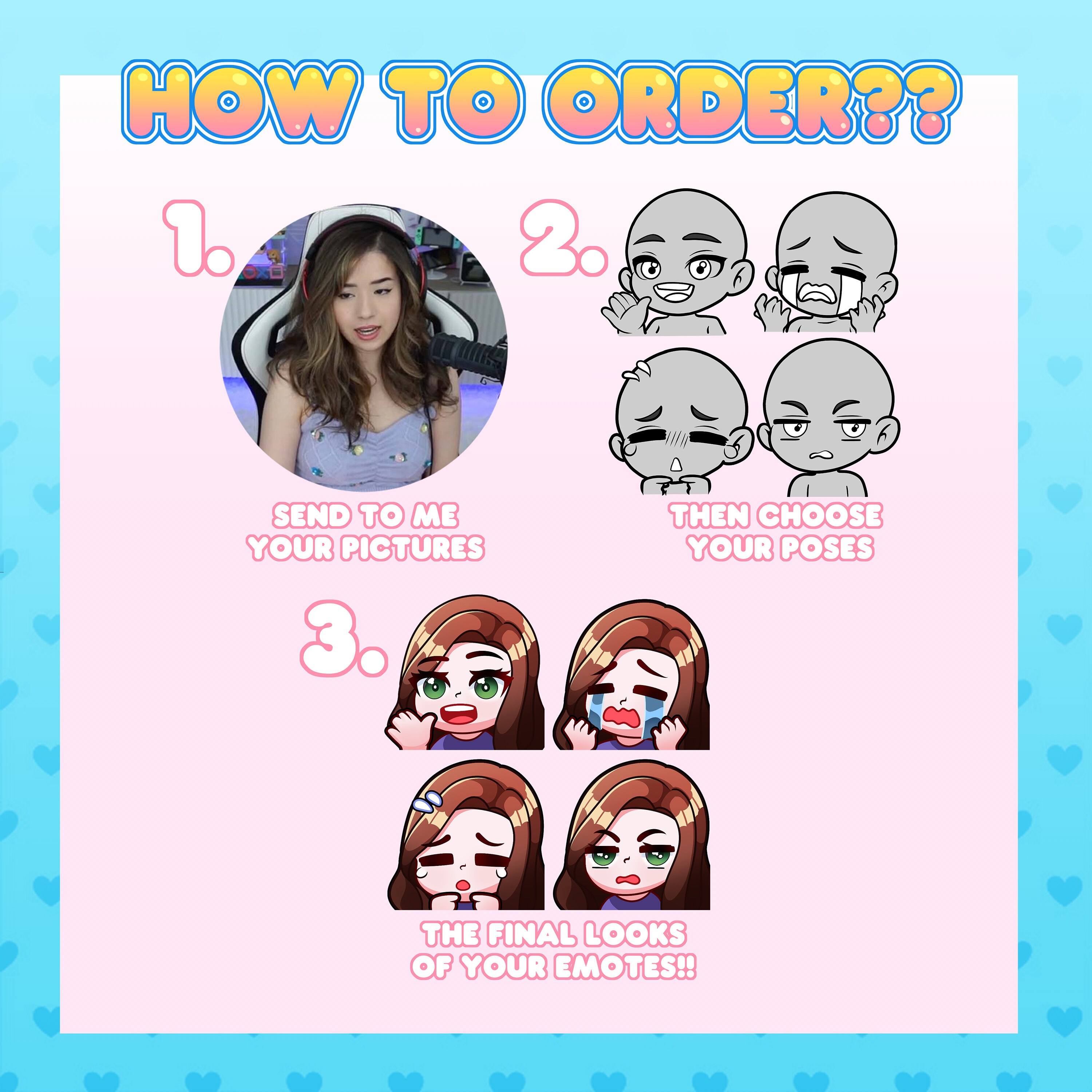 Custom Twitch Emotes Kick Emote and Animated Emotes Vtuber/pet Cute ...