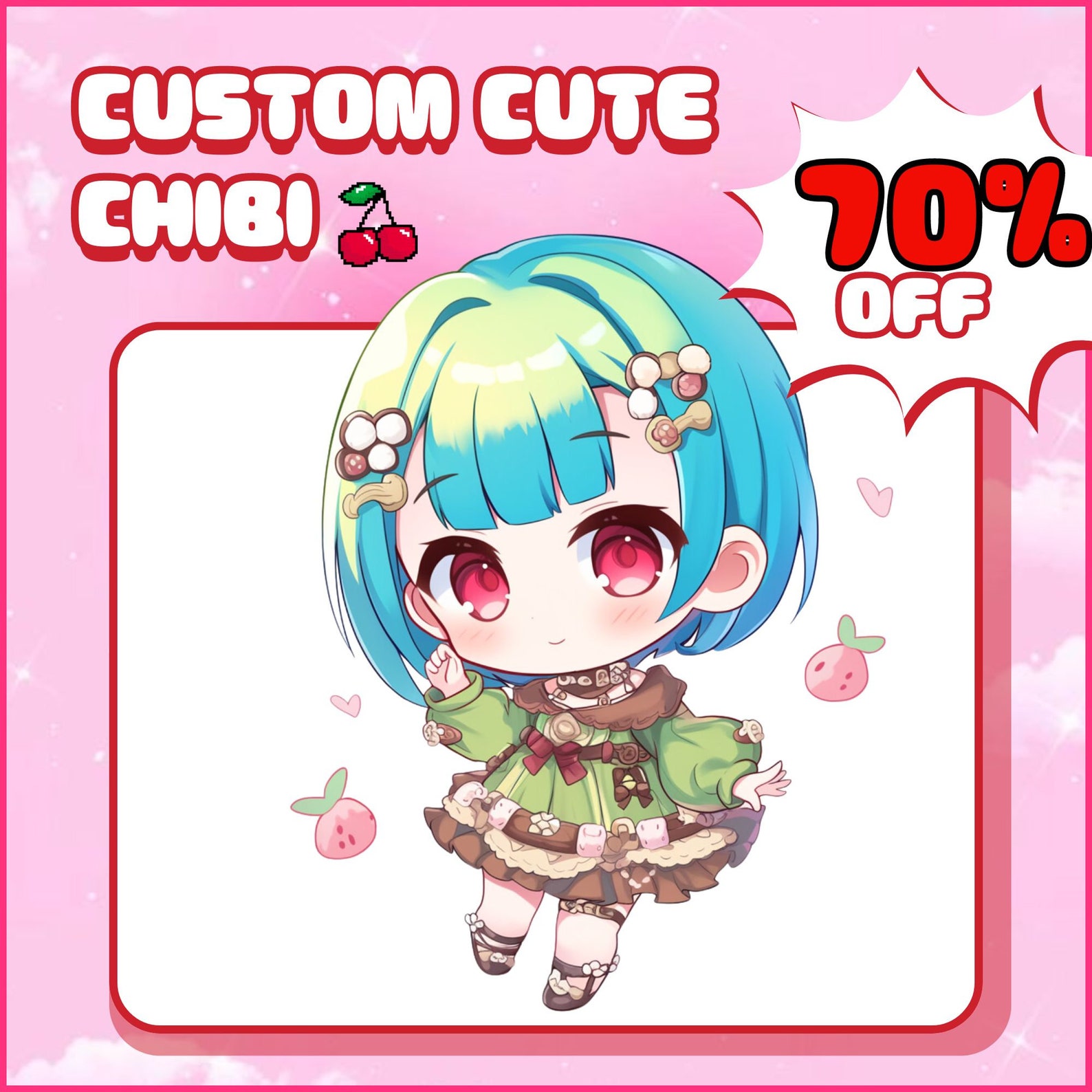 Custom Cute Chibi Chibi Character Chibi Fanart Chibi Anime Style Cute ...