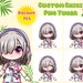 Custom PNG Tuber Chibi PNG Tuber Cute PNG Tuber Live 2D Stream - Etsy