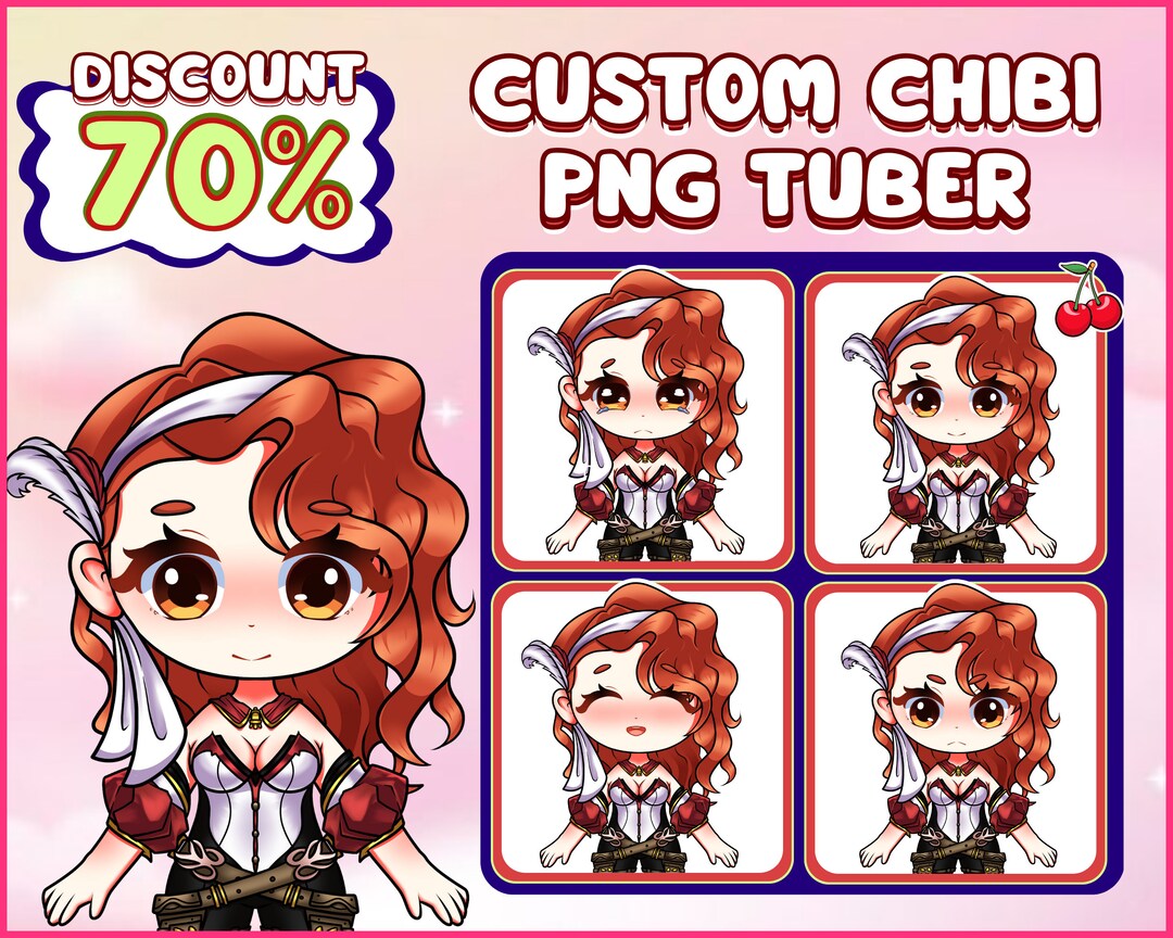 Anime PNG Tuber Chibi PNG Tuber PNG Tuber Live 2D Cute Png Tuber - Etsy