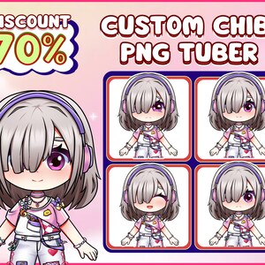 Anime PNG Tuber Chibi PNG Tuber PNG Tuber Live 2D Cute Png Tuber - Etsy