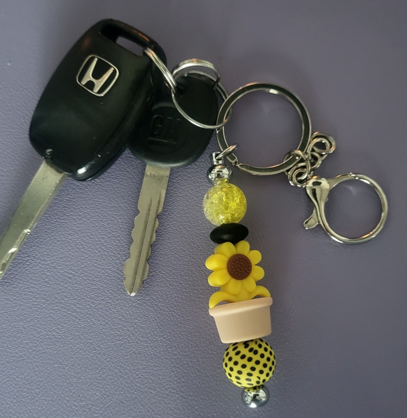 Beaded Bar Keychain - Etsy