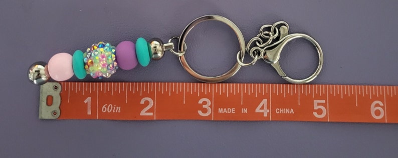 Beaded Bar Keychain - Etsy