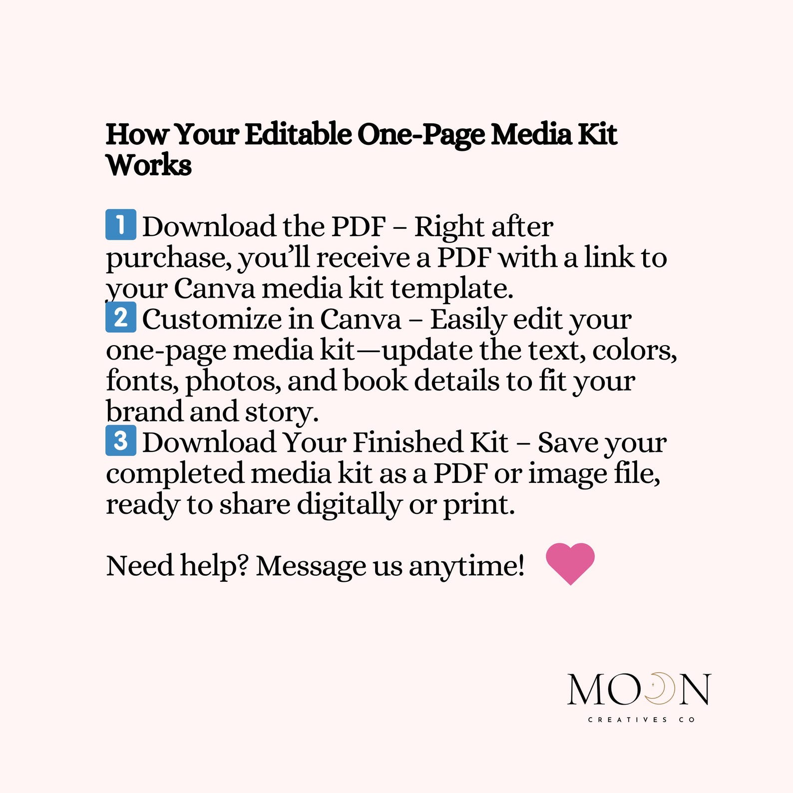 Writer Author One Page Media Kit Canva Template | Editable Book Promo ...